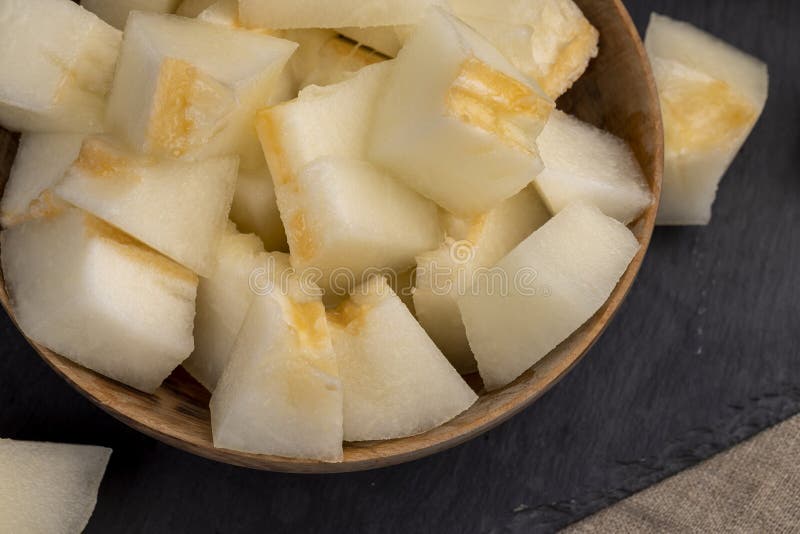 Fresh Melon Cooked for Nutrition Stock Photo - Image of tropical ...