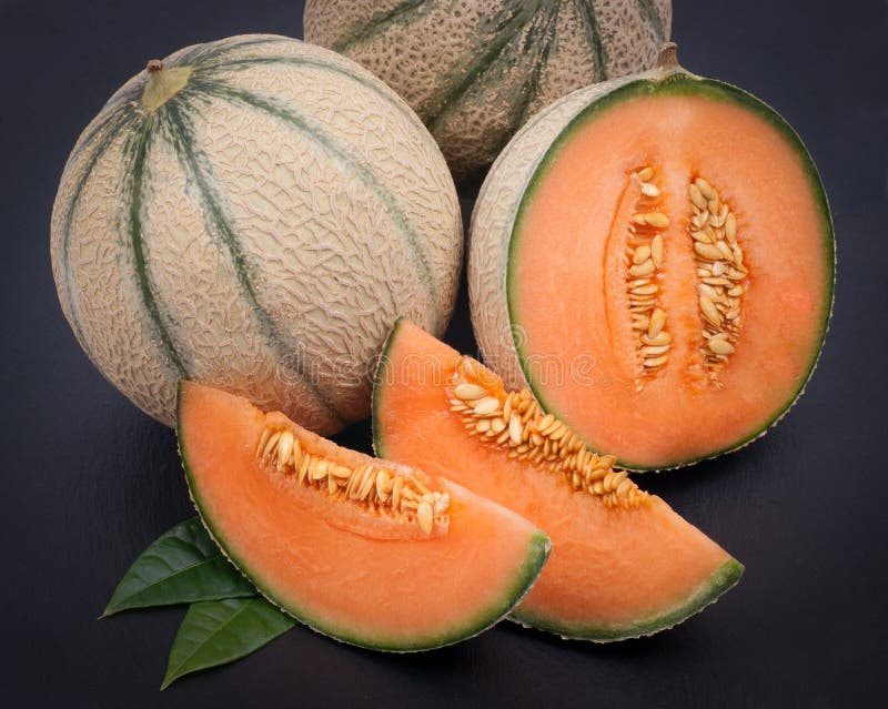 Fresh melons stock image. Image of sweet, yellow, food - 31058891