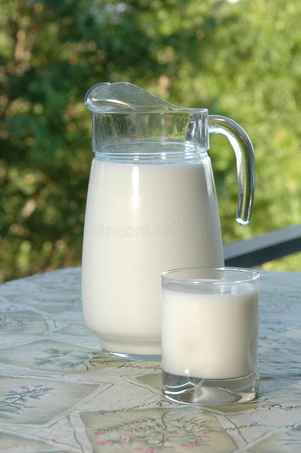 Fresh Milk stock image. Image of summer, glass, nature - 2849859