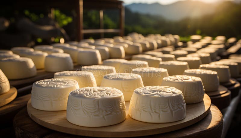 Fresh Milk from the Dairy Farm, a Healthy and Organic Snack Generated ...