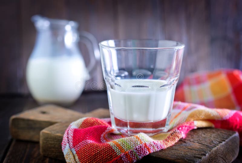 Fresh milk stock photo. Image of kitchen, glass, farm - 51455616