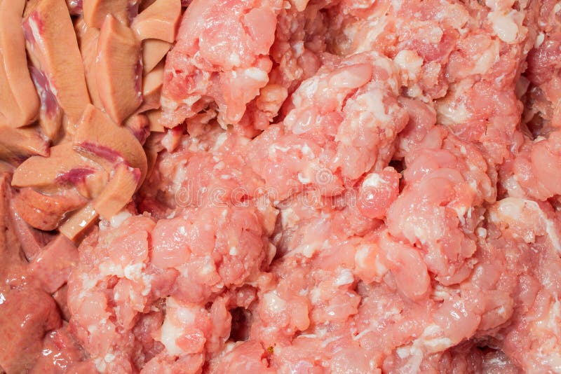 Fresh Minced Pork for Cooking Stock Image - Image of healthy, chopped ...