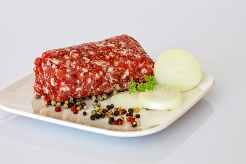 Fresh Minced Pork Meat from the Butchery Stock Image - Image of meat ...