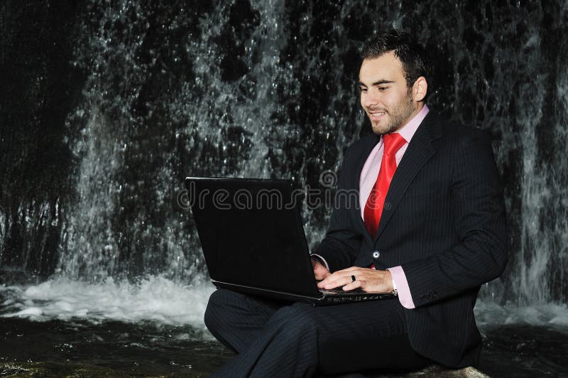 Fresh mind stock photo. Image of laptop, business, freedom - 10665240