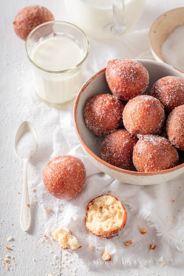 Fresh Mini Doughnuts As a Tasty Snack Stock Image - Image of delicious ...