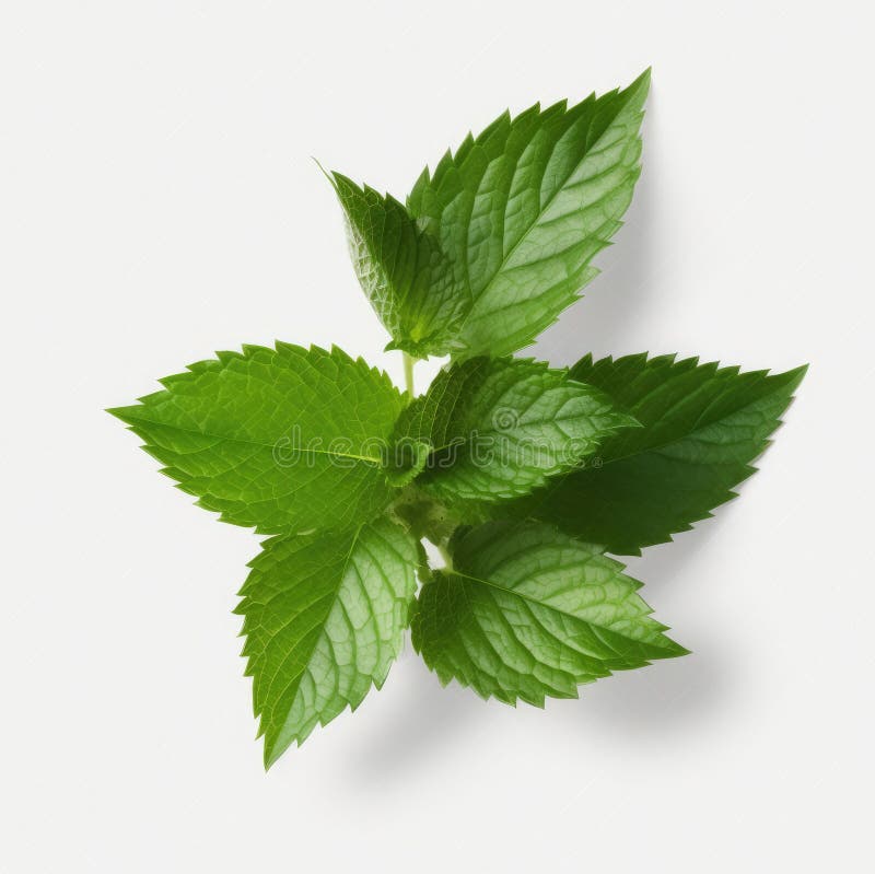 Fresh mint leaves stock illustration. Illustration of melissa - 275721920