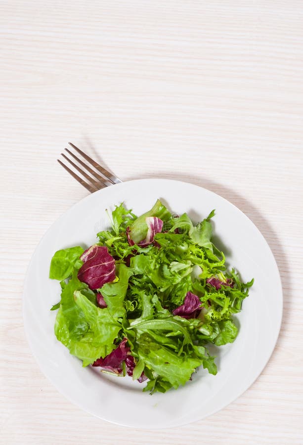 Fresh mixed salad leaves stock photo. Image of fresh - 61547832