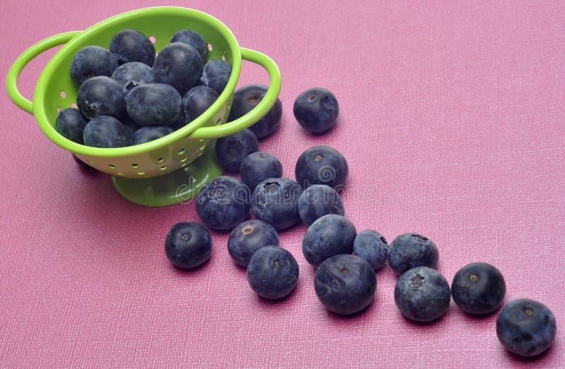 Fresh Modern Blueberries stock image. Image of spill - 24479885