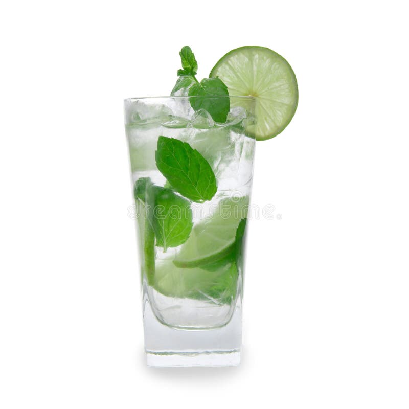 Mohito long drink stock photo. Image of cuban, fashionable - 5399370