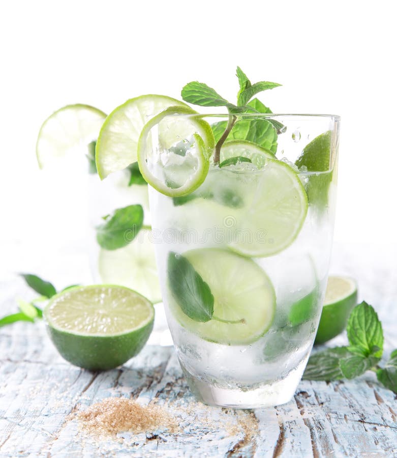 Mojito cocktail stock image. Image of isolated, beach - 29759315