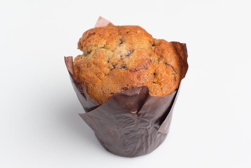 Fresh Muffin on White Background Stock Image - Image of isolated ...