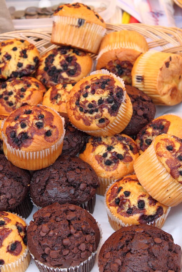 Muffins stock photo. Image of bran, seed, chocolate, bake - 3126674