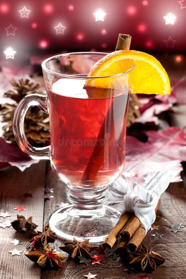 Mulled wine stock photo. Image of hazelnuts, drink, luxury - 1514592