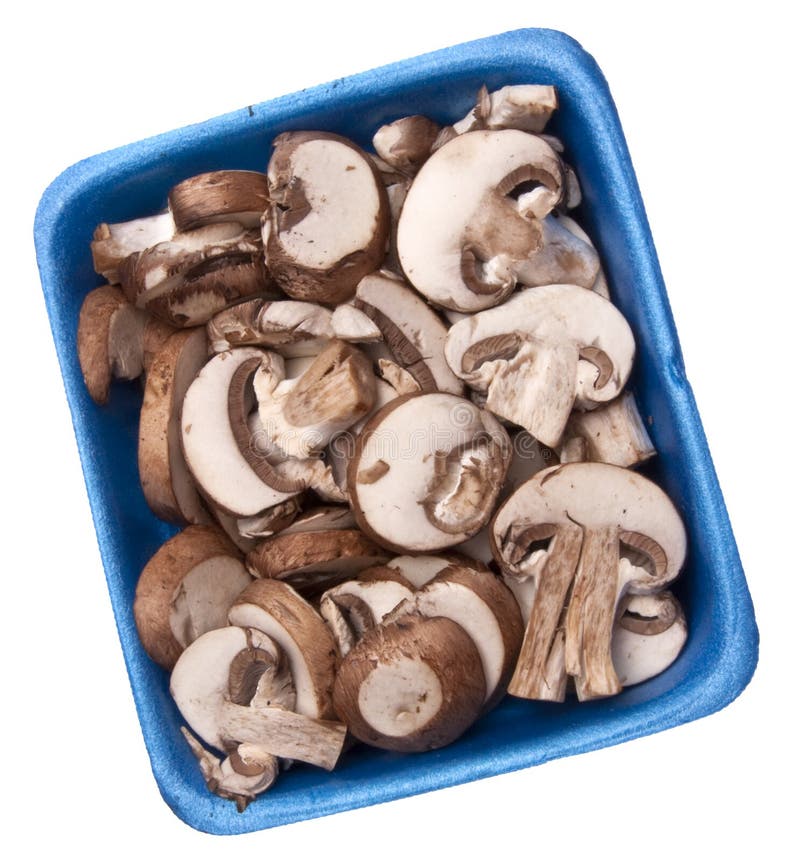 Fresh Mushroom Slices stock photo. Image of mushroom - 14492784