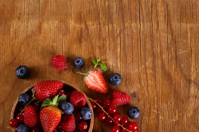 Fresh Natural Organic Berries Stock Image - Image of natural, raspberry ...