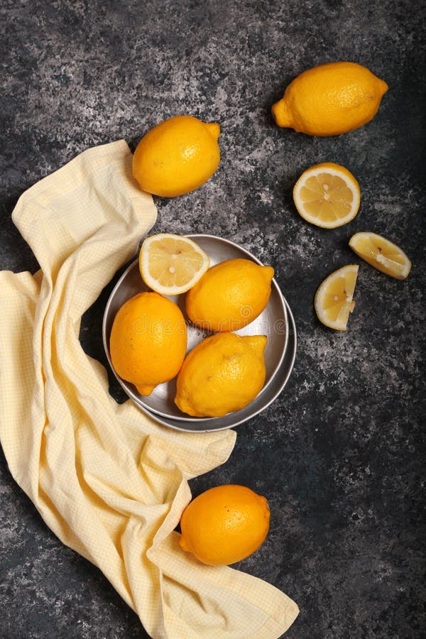Organic fruit lemon stock image. Image of sliced, slice - 152041821