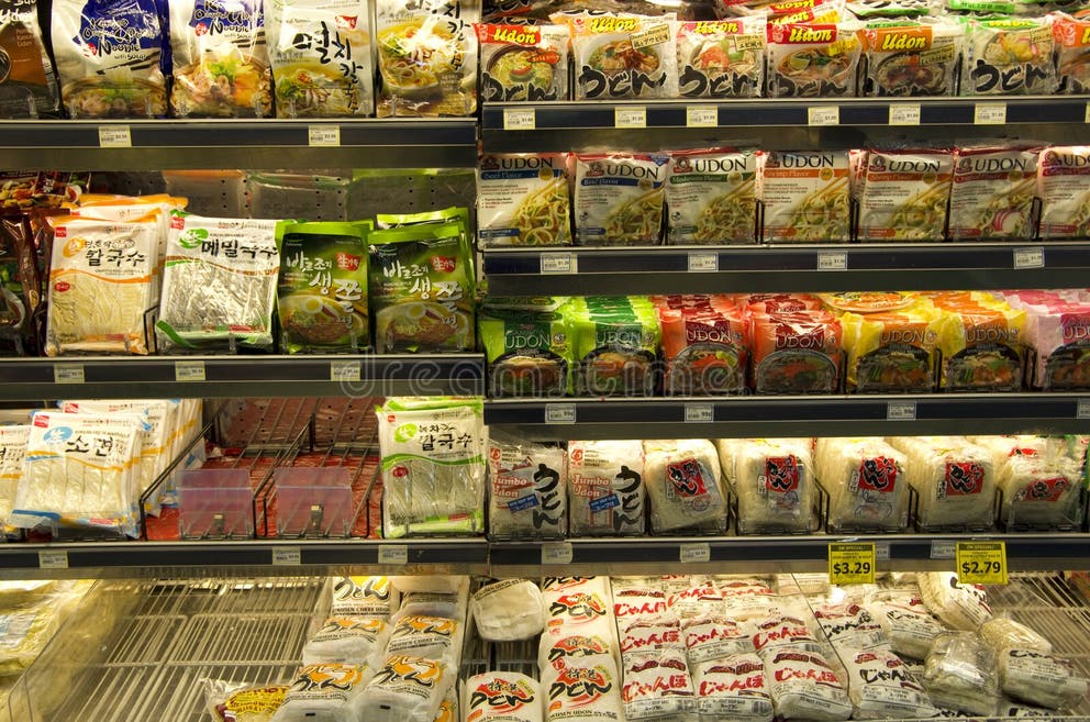 Fresh Needle in Asian Grocery Store Editorial Photography - Image of ...