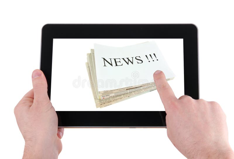 Breaking news stock photo. Image of menus, connected - 15673124