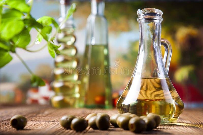 Fresh Olive Oil, Mediterranean Rural Theme Stock Photo - Image of ...
