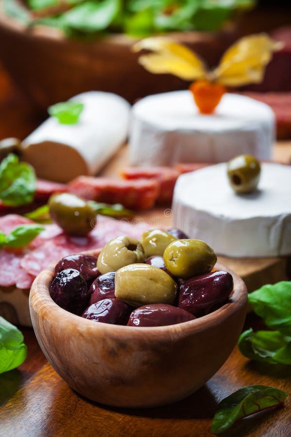 Fresh Olives with Catering Platter Stock Photo - Image of ingredient ...