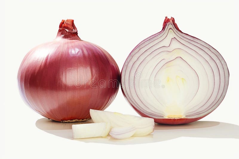 Fresh Onion Isolated Against Clean White Backdrop, Versatile Ingredient ...