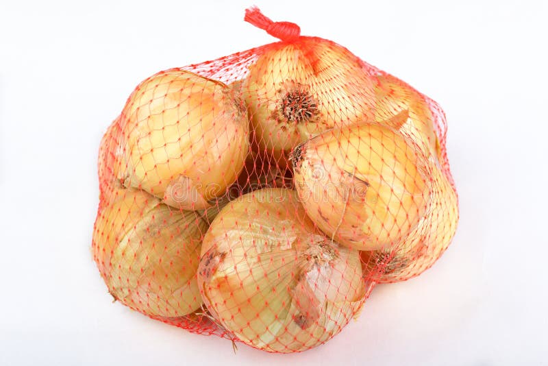 Fresh onions in package stock photo. Image of bunch, mesh - 28049346