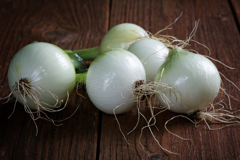Fresh onions on table stock photo. Image of healthy, organic - 76739444