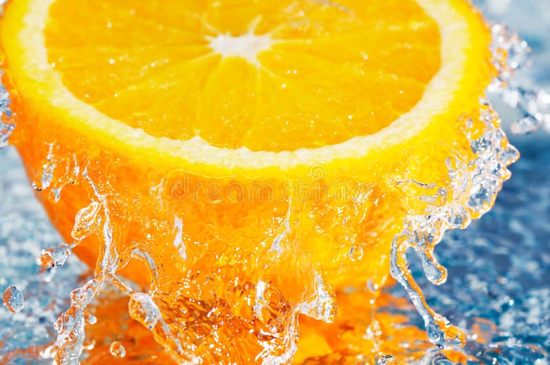 Fresh orange juice stock photo. Image of large, vitamin - 8855276