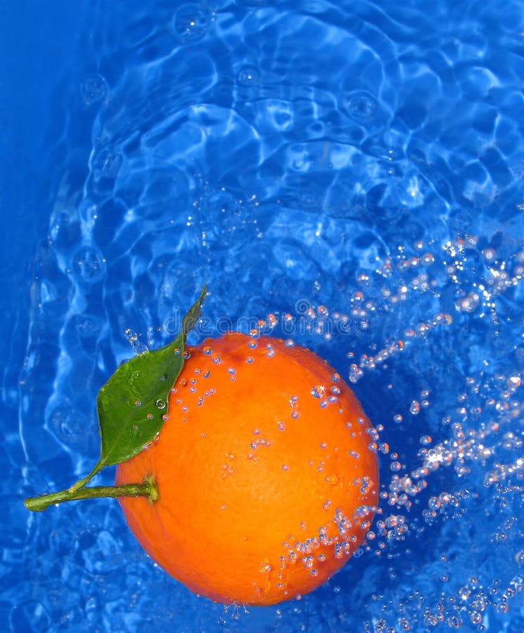 Juicy Orange Under Waterfall Stock Photos - Free & Royalty-Free Stock ...