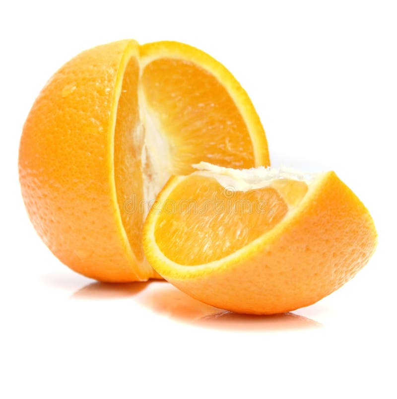 Fresh orange stock image. Image of white, ripe, orange - 4904417