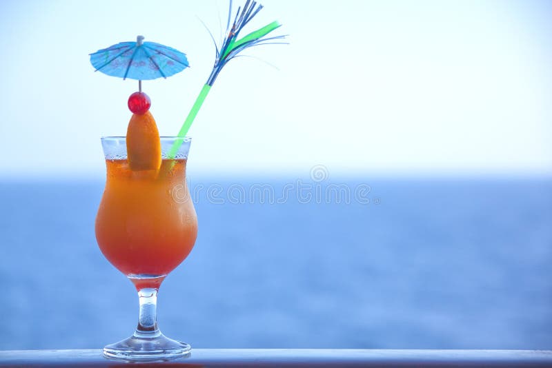 Fresh orange cold cocktail stock photo. Image of blue - 31565772