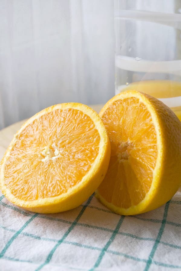 Fresh orange cut stock photo. Image of grocery, bright - 25208610