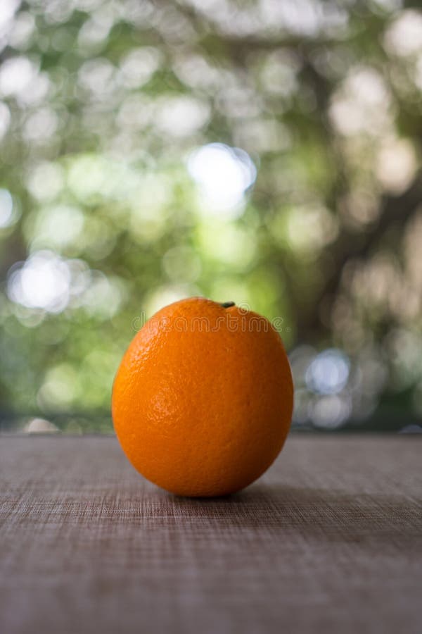 Fresh Orange Fruit on Simple Table Stock Photo - Image of nature ...
