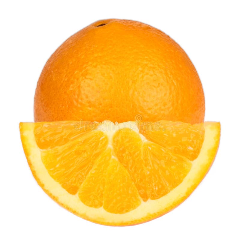 Fresh orange isolated stock photo. Image of citrus, shot - 83495768