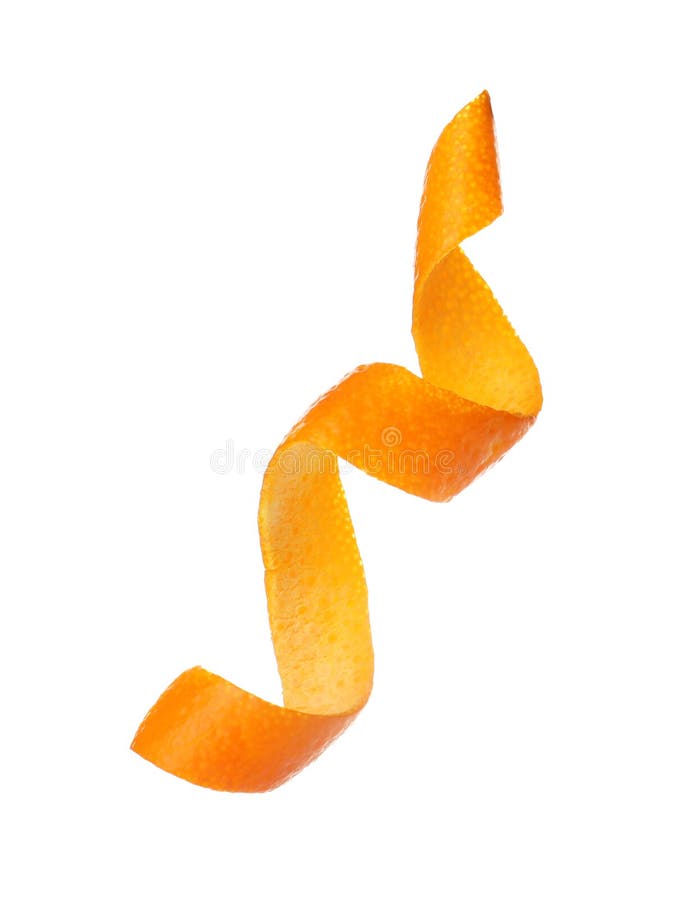 Orange peel spiral stock photo. Image of decoration, spiral - 55255370