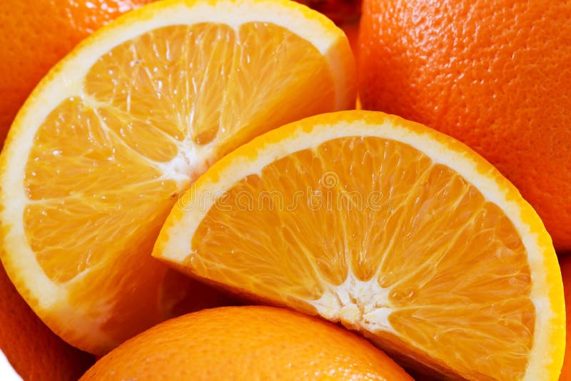 Fresh Orange Slices stock photo. Image of format, orange - 18393870