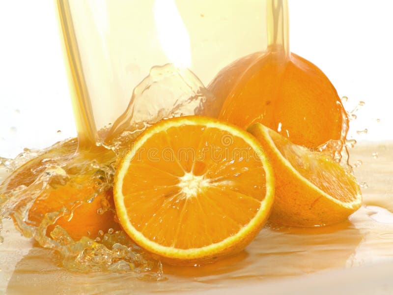 Fresh Orange , Water Splash Stock Photo - Image of cold, drop: 5741540
