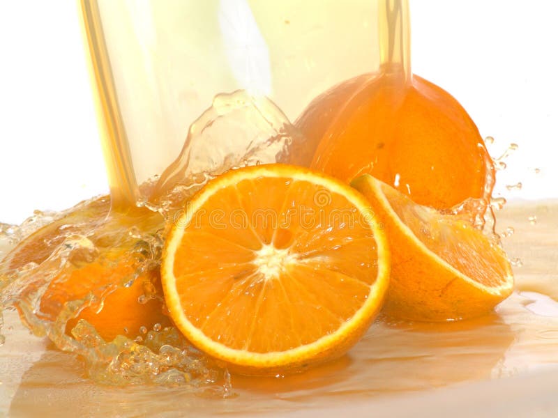 Fresh Orange , Water Splash Stock Photo - Image of liquid, refreshing ...