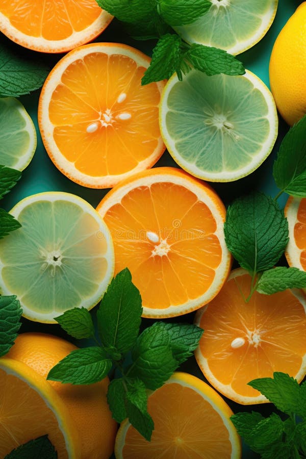 Fresh Oranges and Lemons, Perfect for Food and Beverage Concepts Stock ...