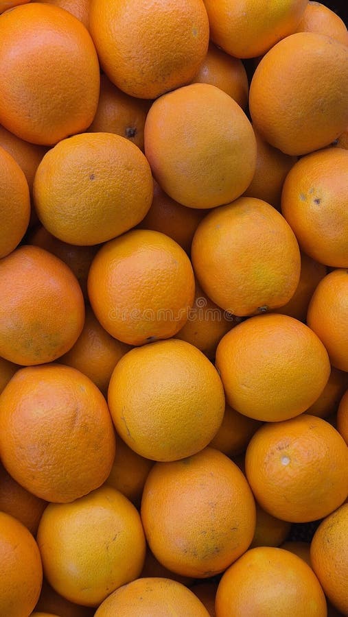 Fresh Oranges in Wallpaper. Fresh Fruits Organic Stock Photo - Image of ...