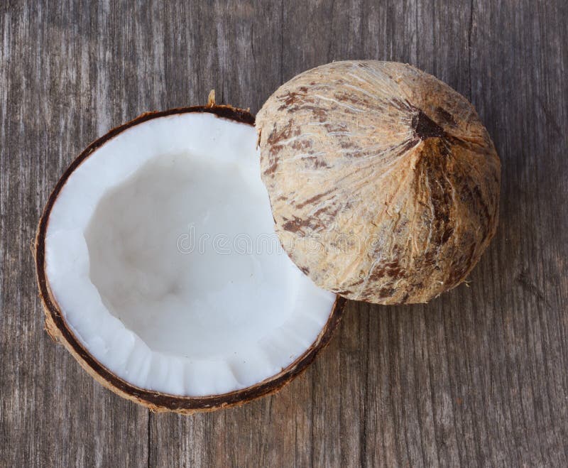 Fresh Coconut Flesh stock photo. Image of shell, coconut - 35274942