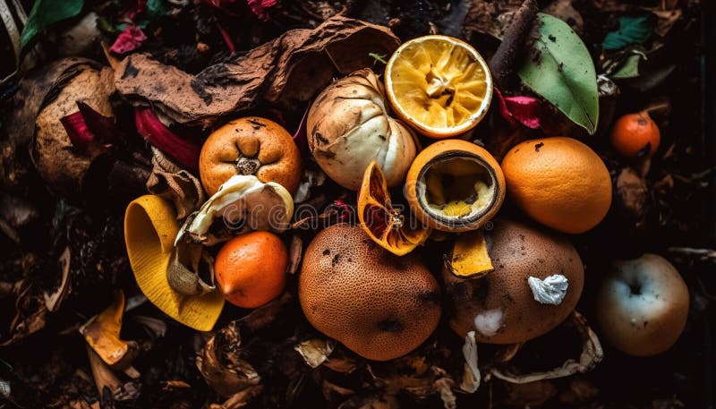 Fresh Organic Citrus Fruit, Ripe for Healthy Eating Generated by AI ...