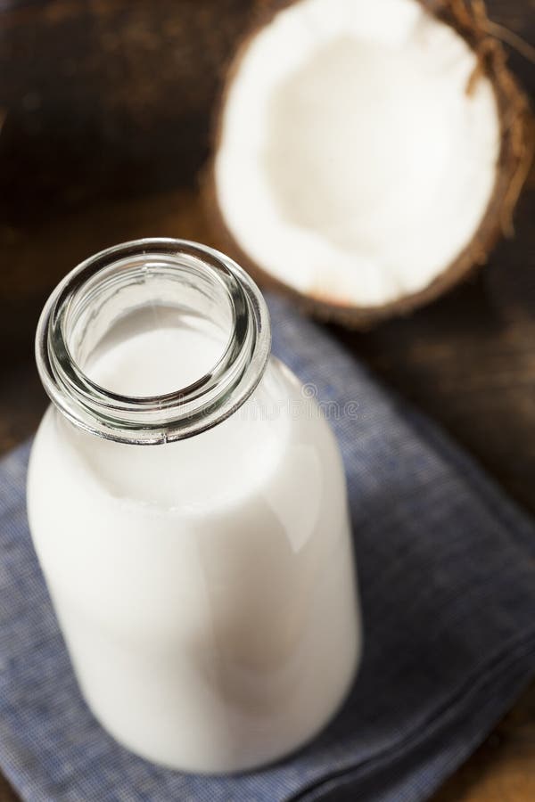 Fresh Organic Coconut Milk stock photo. Image of drink - 35706790