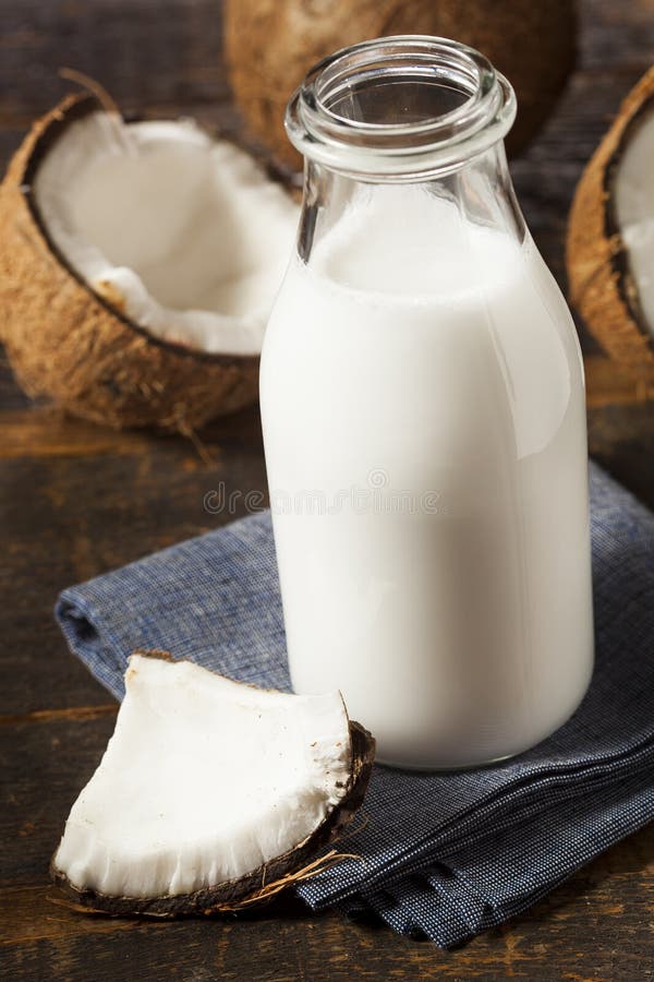 Fresh Organic Coconut Milk stock photo. Image of healthy - 35706828