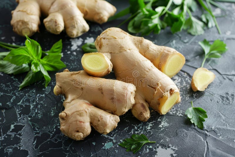 Fresh Organic Ginger Root Nutritious Culinary Herb for Healthy Eco ...