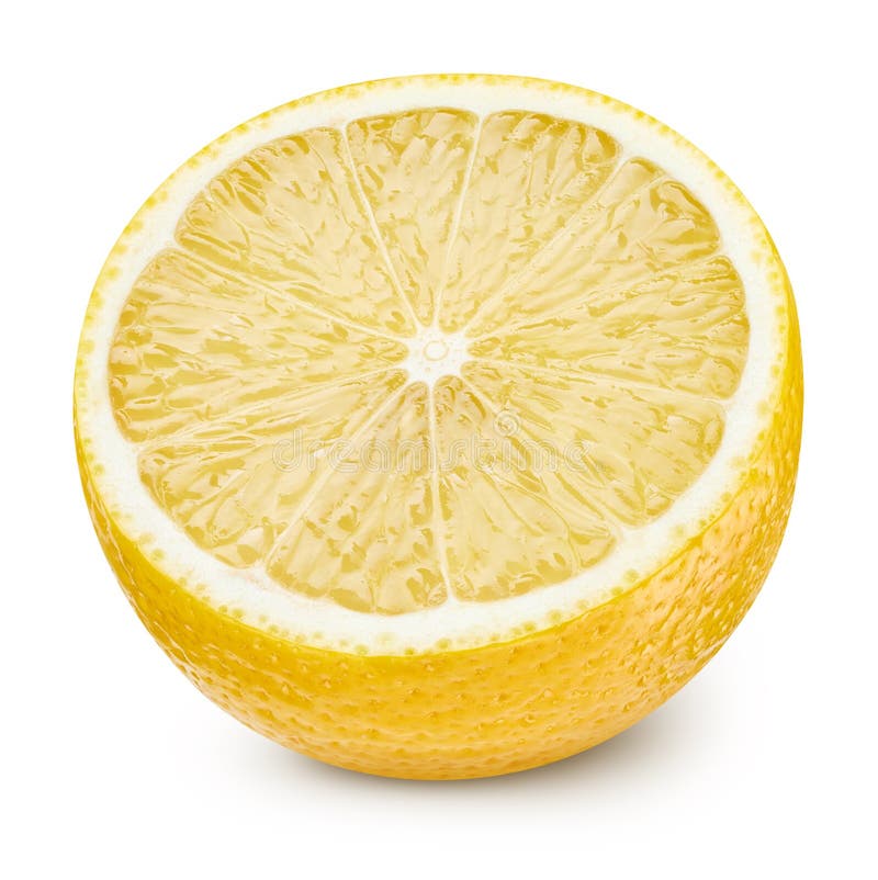 Fresh Organic Lemon Isolated Stock Photo - Image of juice, juicy: 377902750