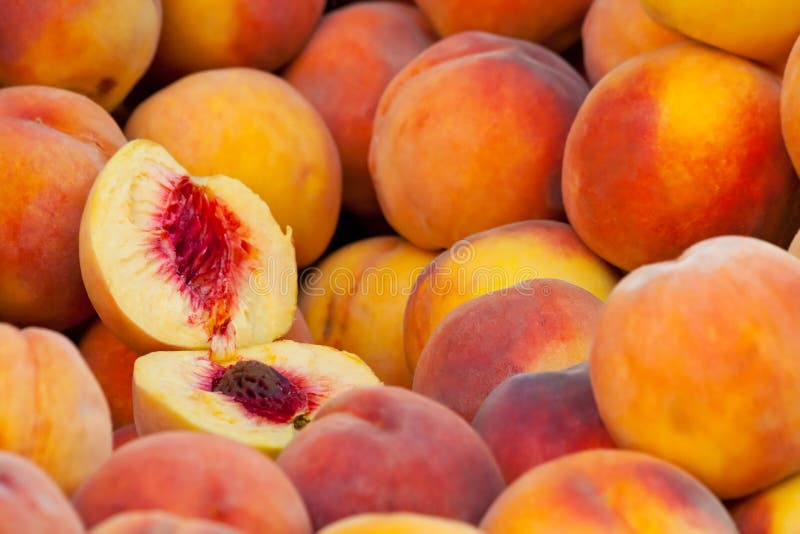 Peach fruits stock photo. Image of peach, nature, nutrient - 33360232