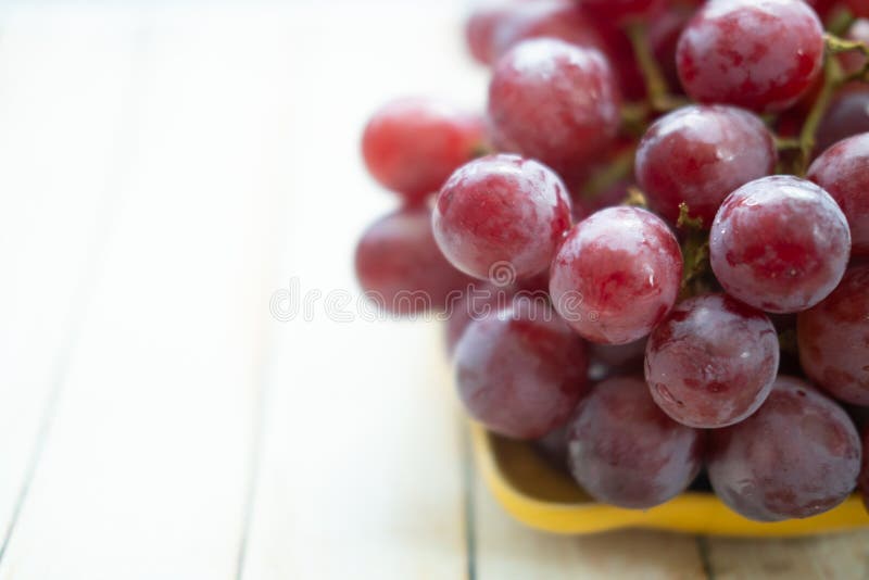 Fresh organic red grape stock photo. Image of growing - 199126874