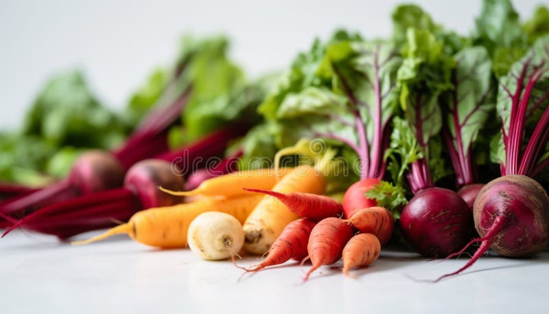 Fresh Organic Root Vegetables for Healthy Summer Salads and Meals ...