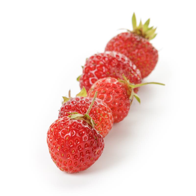 Fresh Organic Strawberries from Garden Stock Photo - Image of fresh ...